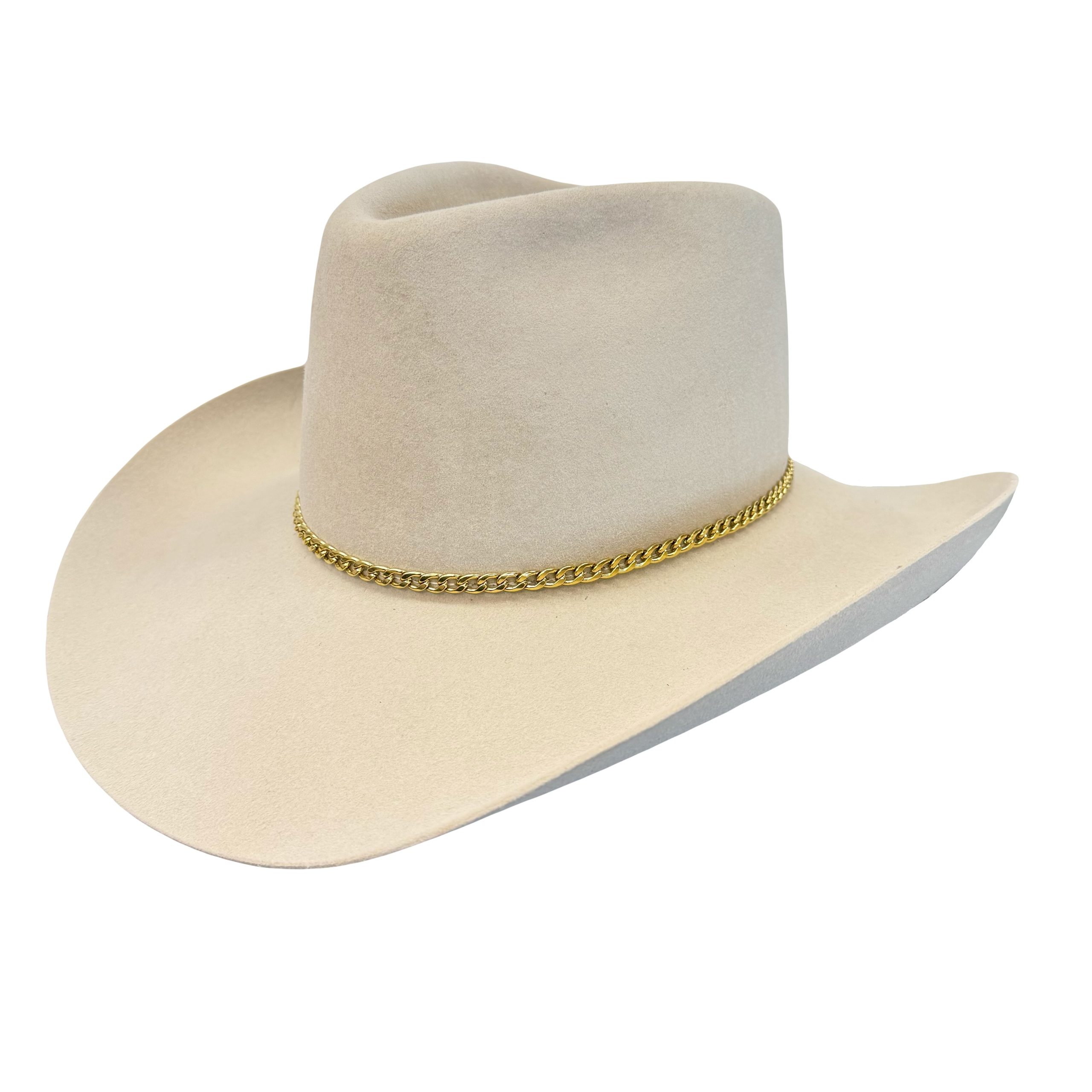 Cuban Chain Hat Band - Mountain Gems Hand Crafted